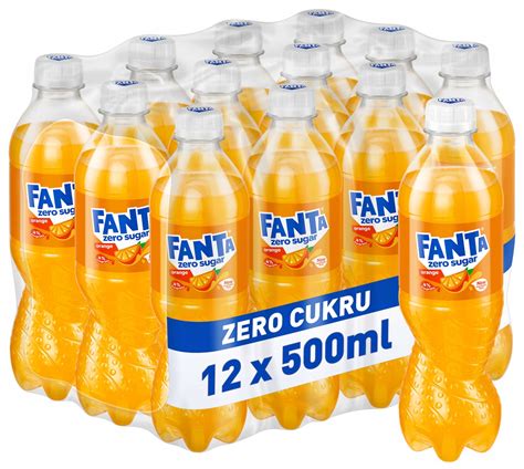 Fanta Zero Napój gazowany 500ml x12 Zestaw 13966175408 - Allegro.pl