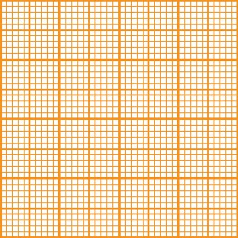 Orange Graph Paper Fabric Spoonflower Graph Paper Fabric Graphing