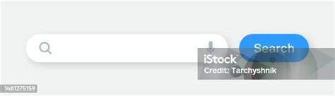 둥근 모서리가있는 검색 막대 검색 상자 주소 표시 줄 및 텍스트 필드가있는 인터넷 브라우저 엔진 Ui 디자인 웹 아이콘 및 푸시 버튼이있는 웹 사이트 인터페이스 요소 벡터