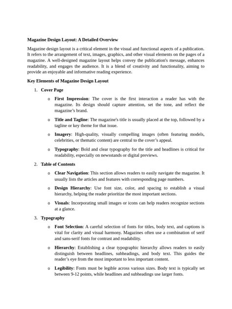 magazine design layout pdf page layout typography