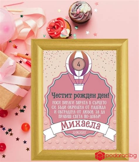 Пожелание за рожден ден за момиче Нови подаръци