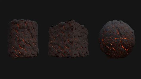 Stylized Lava Pbr Texture By Lordenot