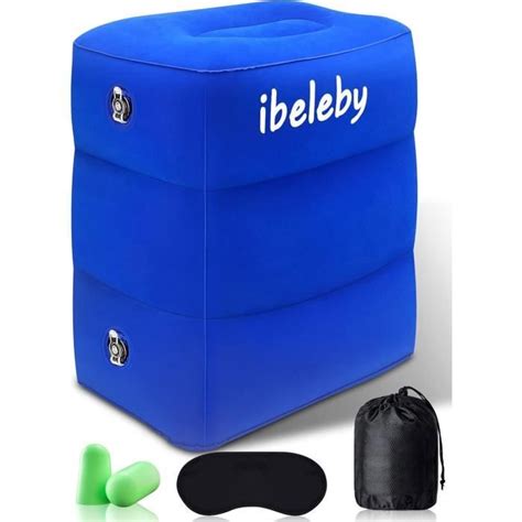 Repose Pied Gonflable Pour Enfants Hauteur Réglable Au Bureau Et À La Maison Boîte De Voyage