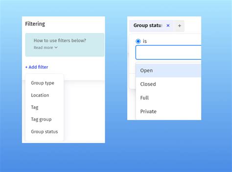 Additional Planning Center PCO Filters Display Church