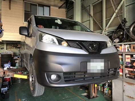 日産 Nv200バネット ファンベルト交換作業実施 ／車検・整備・見積もりもお任せ下さい！足立区・葛飾区・北区・板橋区、埼玉県川口市、他地域の