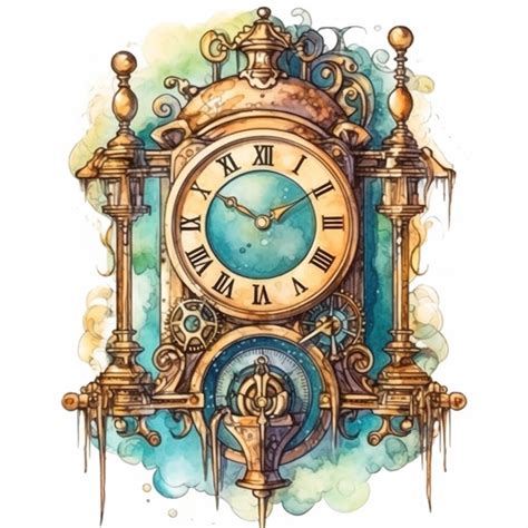 Premium Ai Image There Is A Clock With A Clock Face On It On A Wall