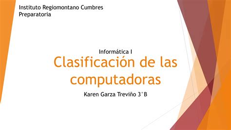 Clasificación de las computadoras PPT
