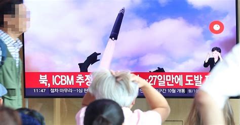 유엔 사무총장 북한 Icbm 발사에 강력 규탄‥대화 재개하라