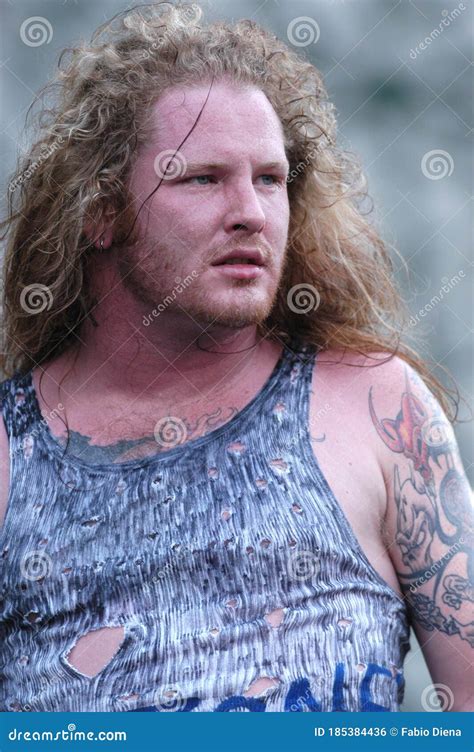 Stone Sour Corey Taylor During The Concert Editorial Photo Image Of