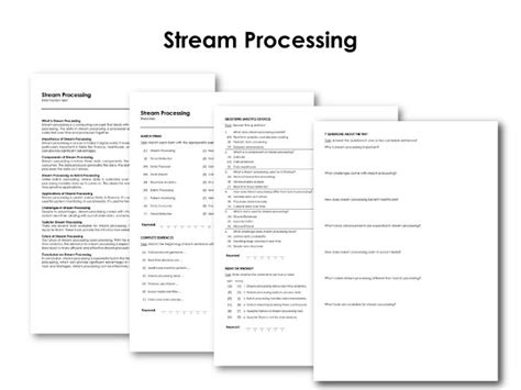 Stream Processing Teaching Resources