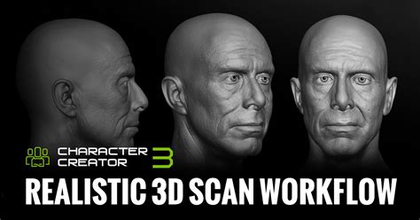3d scan model to animatable cc character workflow character creator