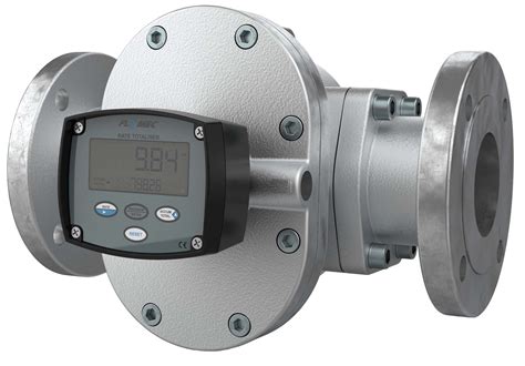 3 To 4 Flanged Oval Gear Flowmeters With Lcd Display And Pulse Output On Ernst Instruments