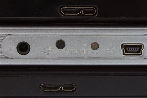 External Hard Drive With Usb Cable Stock Photo Image Of Information Digital