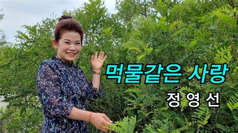 먹물같은 사랑 가수 정영선 Youtube