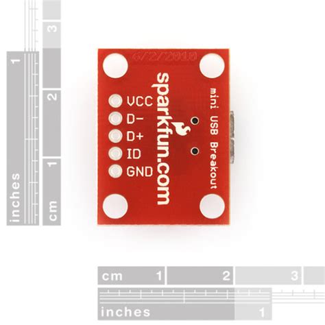 USB Mini B Breakout Sparkfun