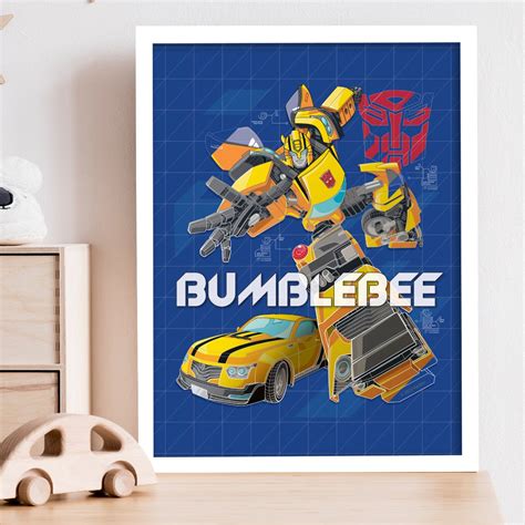 Transformers Print Bumblebee Blueprint Print Uk