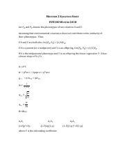 EVE100 Midterm2 Equation Sheet Pdf MIDTERM 2 EQUATION SHEET EVE100 WINTER 2018 Let PX And PY