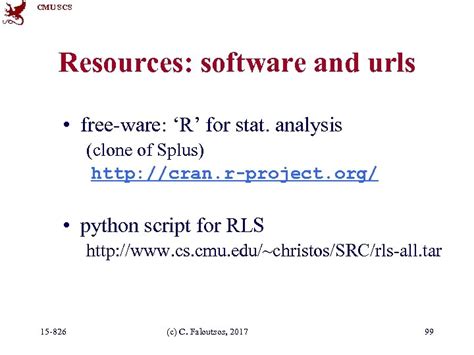 Cmu Scs 15 826 Multimedia Databases And Data
