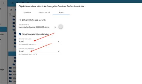 Gelöst Konvertierungsfunktion Alias Datenpunkt