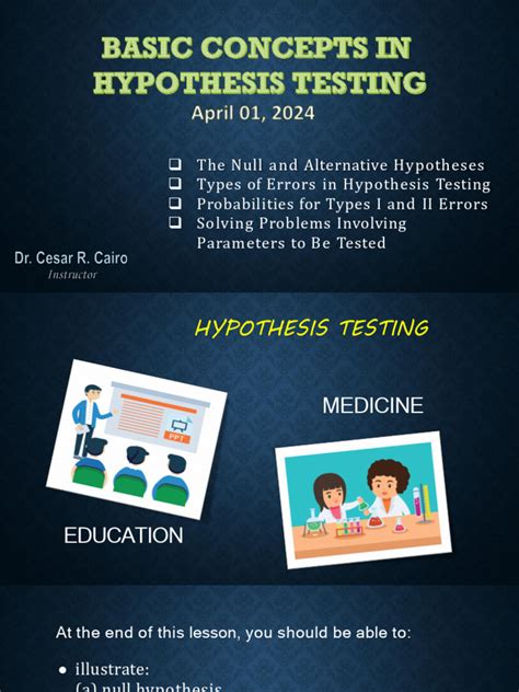 Sp Q4 Module 1 Pdf Type I And Type Ii Errors Statistical