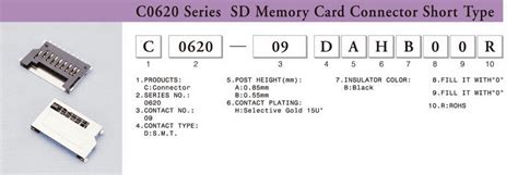 Taiwan SD Memory Card Socket Connector 9 Pin Short Type On Global Sources Sd Memory Card Sd