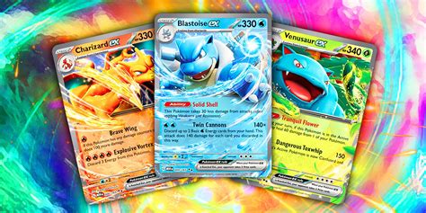 Mega Blastoise Charizard Venusaur Cards