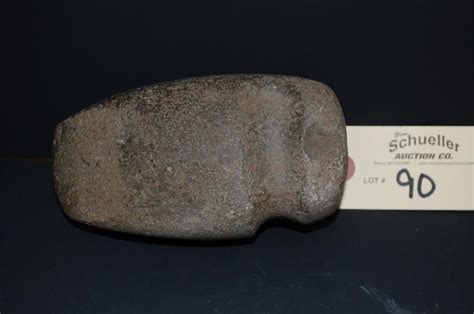 Stone Tomahawk Axe Head Live And Online Auctions On