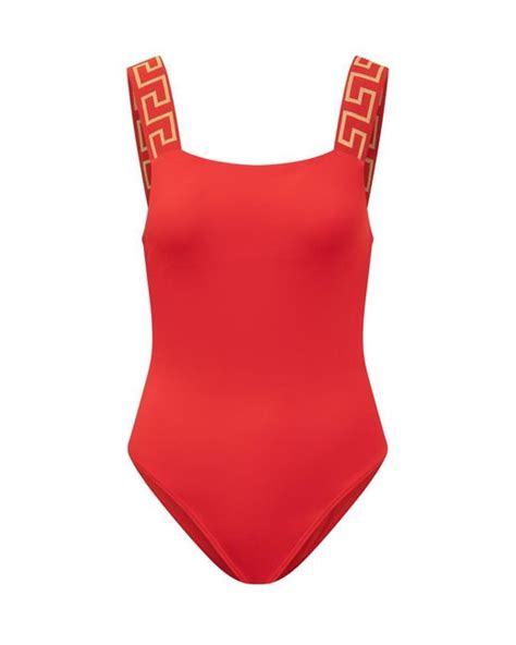 Versace Swimsuit One Piece In Red Lyst