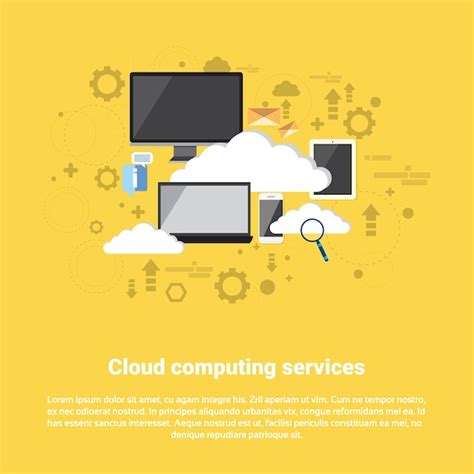 Premium Vector Cloud Computing Database Services
