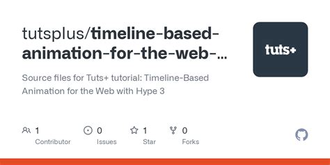 Github Tutsplus Timeline Based Animation For The Web With Hype