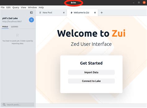 Brim Still Shows Up In Window Titles Issue Brimdata Zui GitHub