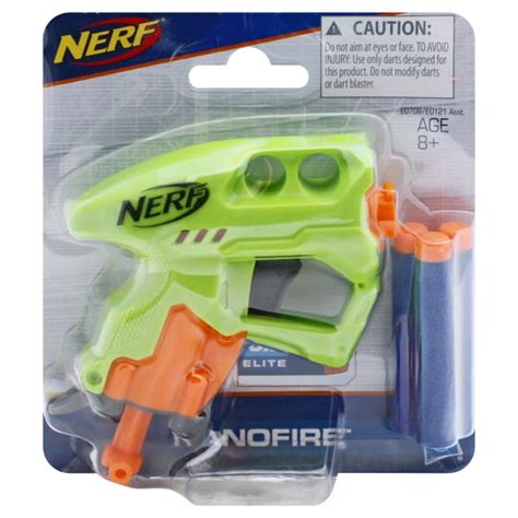 Nerf N Strike Nanofire Includes Blaster And Three Darts Compact Size
