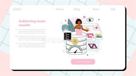 Back End Development Web Banner Or Landing Page Software Development