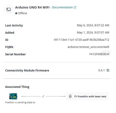 Arduino R4 Not Turning Online And Network Cloud Iot Arduino Forum