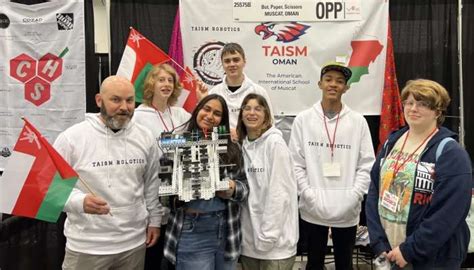 Taism Robotics Team Participates In International Robotics Championship I Times Of Oman Times