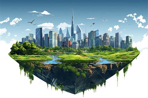 创意环保生态城市概念图图片素材 正版创意图片600509186 摄图网