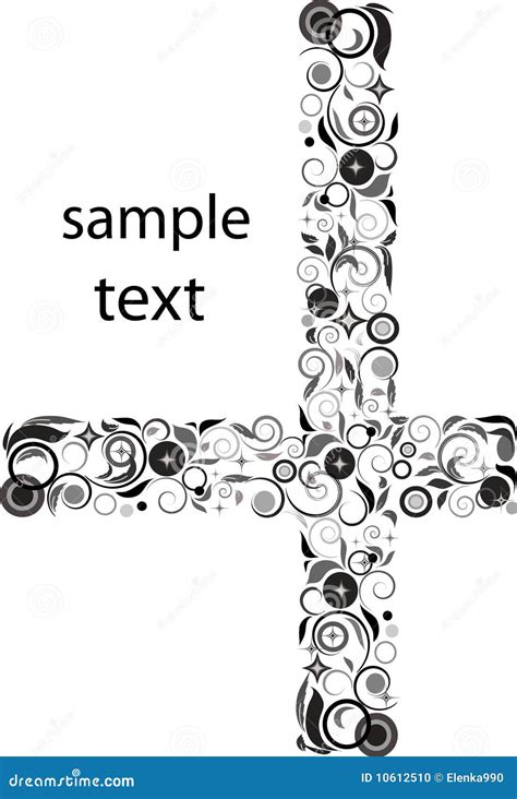 Abstract Composition From Dot And Circles Stock Vector Illustration
