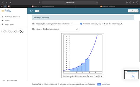 Solved ← Math 122 Section 1 ヘิ Home Help Center 5