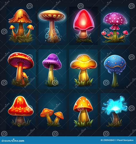 Fungus Mushroom Magic Ai Generated Stock Image Image Of Magic