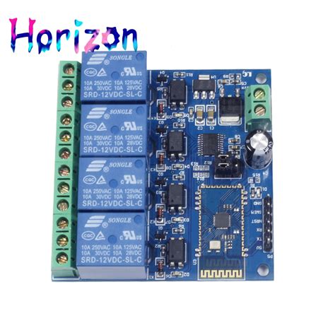 4 Way Bluetooth 12v Relay Module Smart Home Mobile Remote Control Switch Ebay