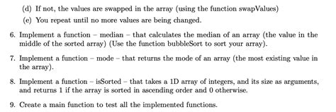 Solved Create A C Program Analysisc Create An Array Of
