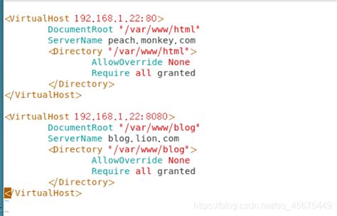 Linux下使用apache部署web网站三 配置使用不同端口访问网站linux Web端口设置工具 Csdn博客