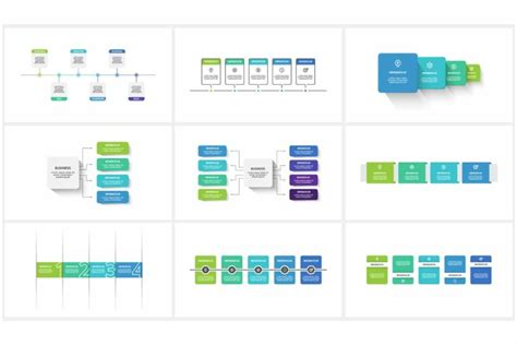 Rectangles Animated Infographics MasterBundles