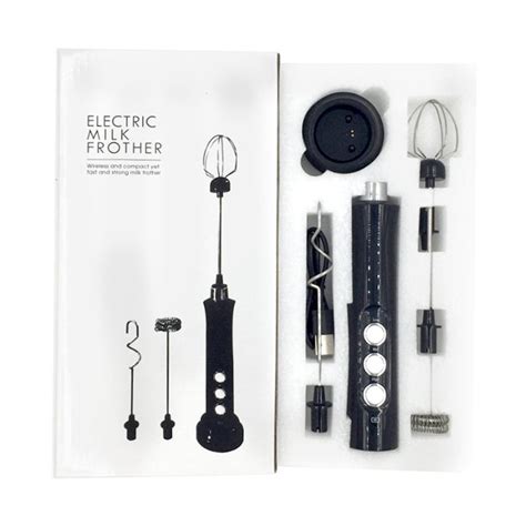 Rechargeable Electric Milk Frother Three In One 3 Grandado
