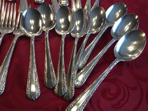 Vintage Mayflower Pattern Kings Plate Silver Plates Mcglashan Etsy