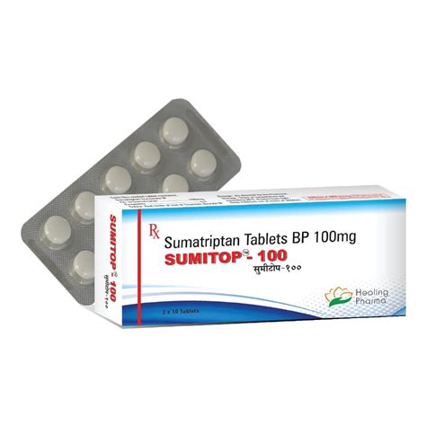Sumatriptan 100 Mg Tablets At ₹ 200 Stripe Sumatriptan Tablet In