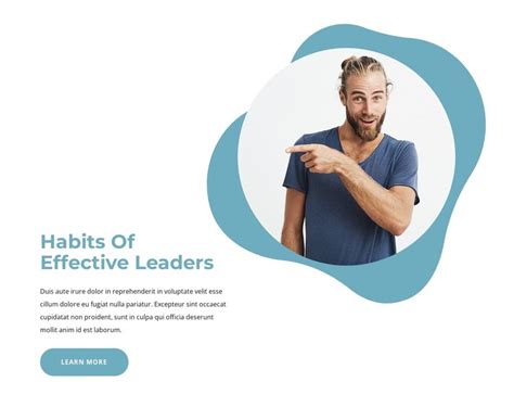 Habits Of Effective Leaders CSS Template By Nicepage