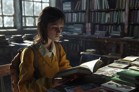 Reading Time In Class Premium Ai Generated Image