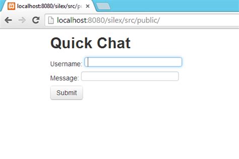 Build A Chat Application With Silex Using Php