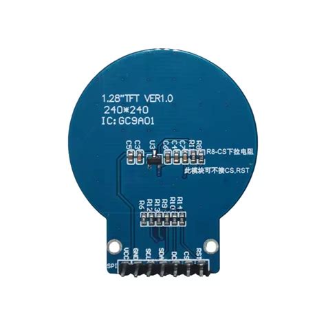 Goldenmorning Gc9a01 7p 240x240 Spi 1 28 Inch Round Display Module Indian Online
